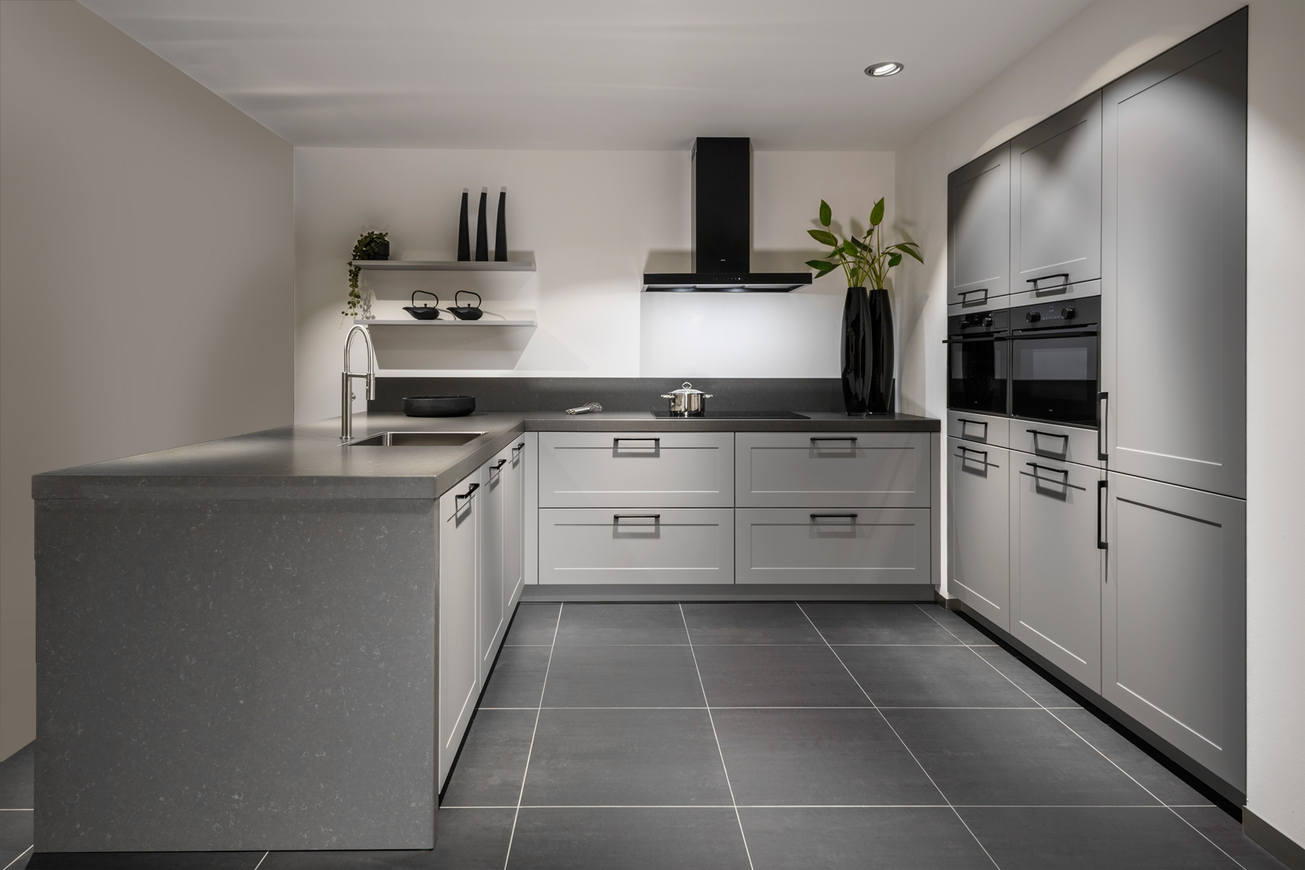 Een compacte u-keuken | Nuva Keukens